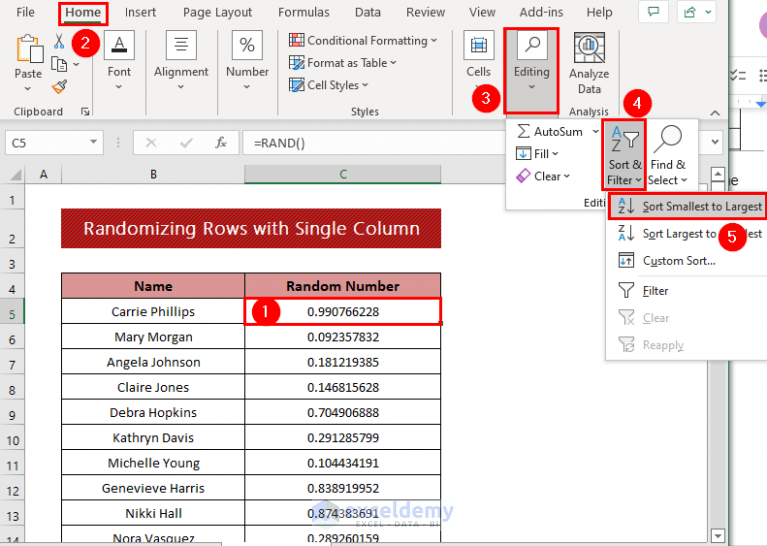 How To Randomize Rows In Excel 2 Easy Ways ExcelDemy How To Randomize Rows In Excel 2 Easy Ways ExcelDemy