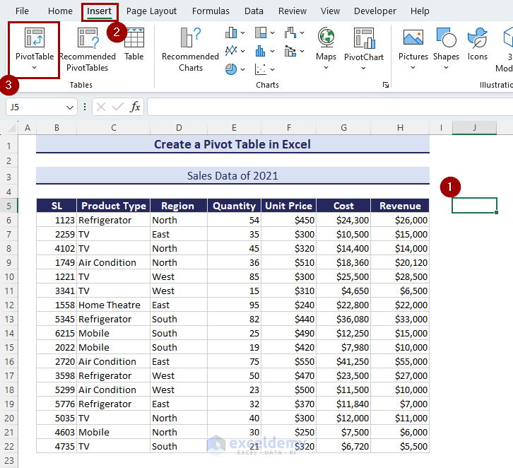 How to Create a Pivot Table in Excel (With Easy Steps)
