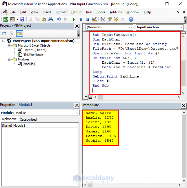 How To Use Vba Input Function In Excel 2 Examples Exceldemy