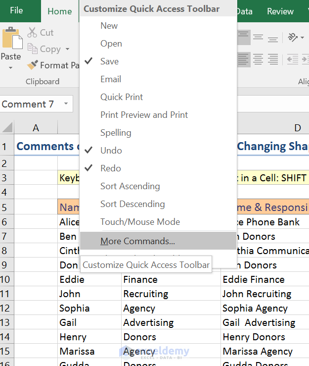 Creating And Editing Excel Comments To Cells An Ultimate Guide Exceldemy
