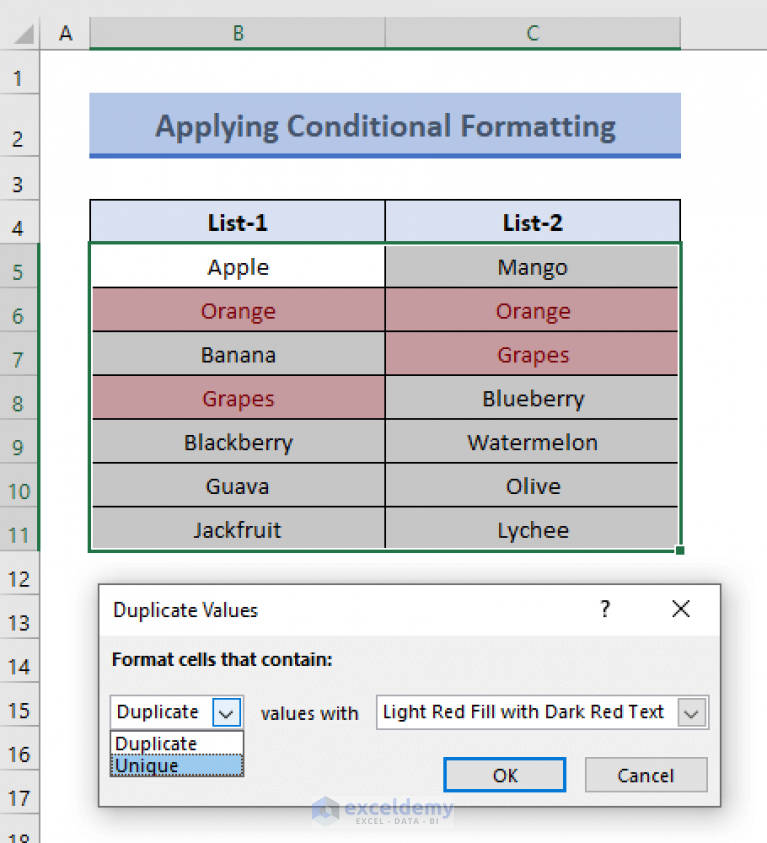 How To Compare Two Columns For Finding Differences In Excel how-to-compare-two-columns-for-finding-differences-in-excel