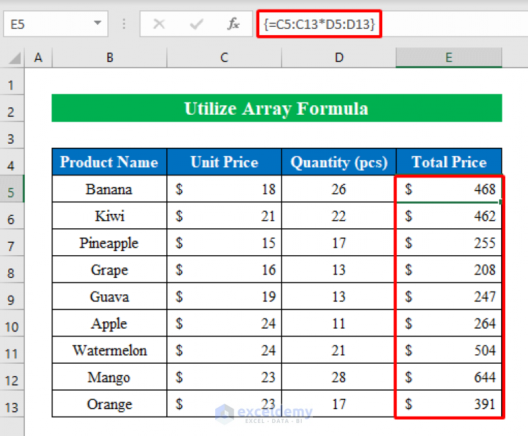 How To Multiply In Excel 8 Simple Methods ExcelDemy How To Multiply In Excel 8 Simple Methods ExcelDemy