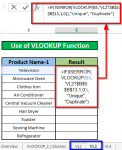 How to Find Duplicate Values Using VLOOKUP in Excel