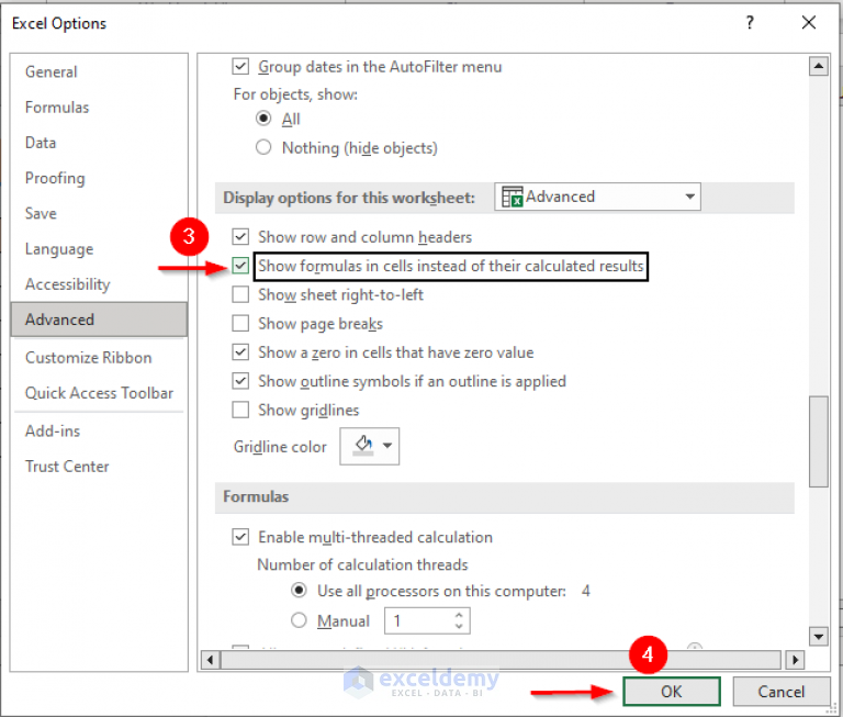 How to Show Formula in Cells Instead of Value in Excel (7 Ways)