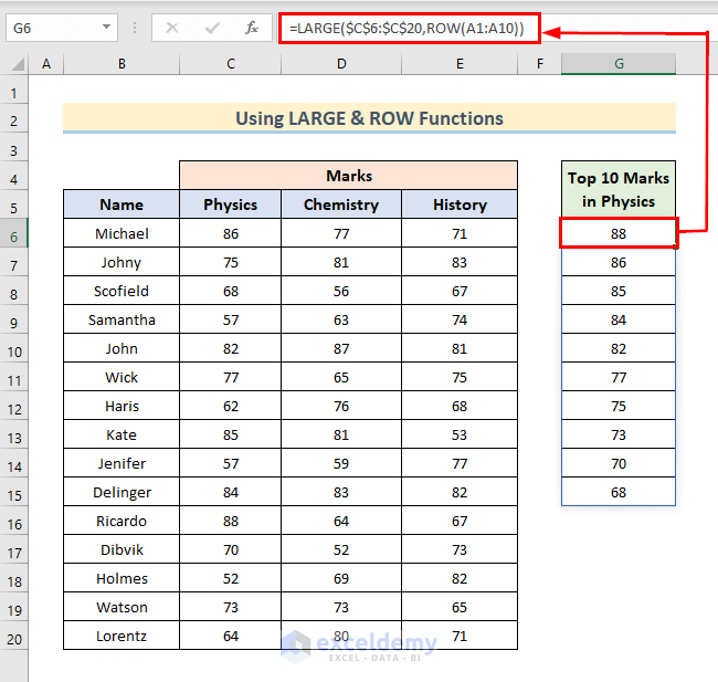 How To Get Top 10 Values Based On Criteria In Excel How To Get Top 10 Values Based On Criteria In Excel