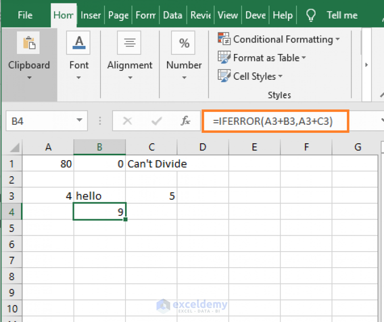 Excel Iferror Function Riset