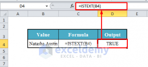How to Use ISTEXT Function in Excel (3 Examples) - ExcelDemy