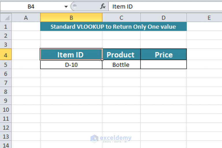 How to VLOOKUP from Multiple Columns with Only One Return in Excel (2 ...