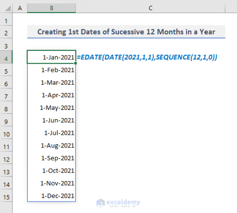 How To Use SEQUENCE Function In Excel 16 Examples ExcelDemy How To Use SEQUENCE Function In Excel 16 Examples ExcelDemy
