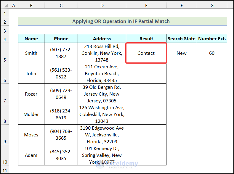 How To Use IF Function To Find Partial Match In Excel 6 Ways 