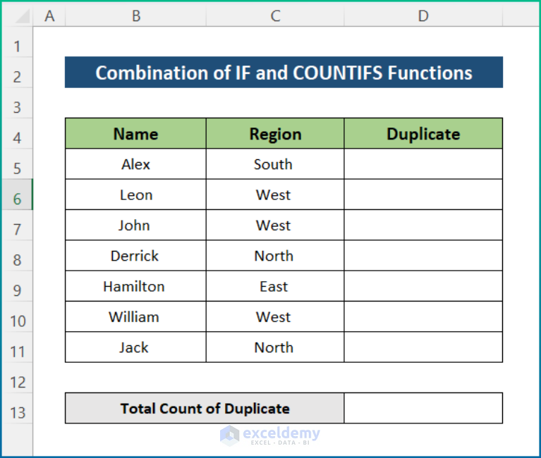 How to Count Duplicates in Column in Excel (4 Easy Ways)