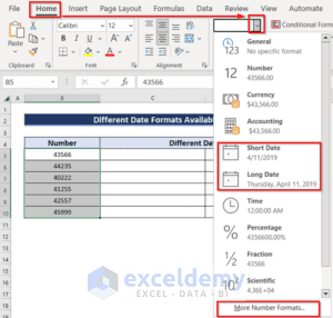 How to Convert Number (YYYYMMDD) to Date Format in Excel