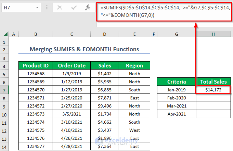 How to Do SUMIF by Month and Year in Excel (7 Quick Ways)