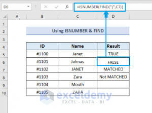 How to Find Case Sensitive Match in Excel ( 6 Formulas) - ExcelDemy