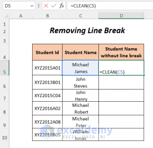 How to Use CLEAN Function in Excel (10 Examples) - ExcelDemy
