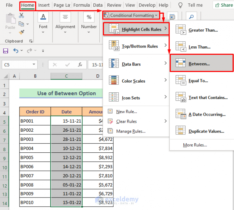 Excel Conditional Formatting For Dates Within 30 Days ExcelDemy