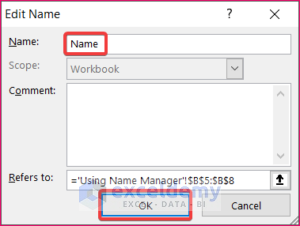 How to Edit Defined Names in Excel ( with Easy Steps)