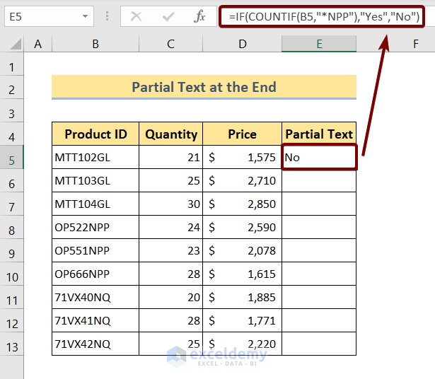 Check If Cell Contains Partial Text In Excel 5 Ways ExcelDemy Check If Cell Contains Partial Text In Excel 5 Ways ExcelDemy