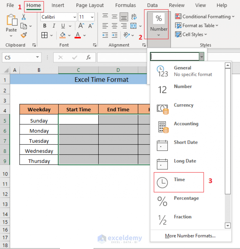 Dealing With Time Format In Excel 5 Suitable Ways ExcelDemy Dealing With Time Format In Excel 5 Suitable Ways ExcelDemy