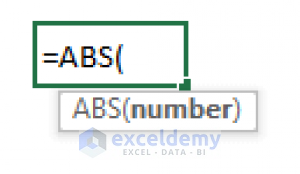 How to Use ABS Function in Excel (9 Suitable Examples) - ExcelDemy