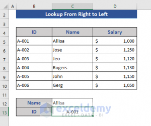 How to Use INDEX MATCH Instead of VLOOKUP in Excel