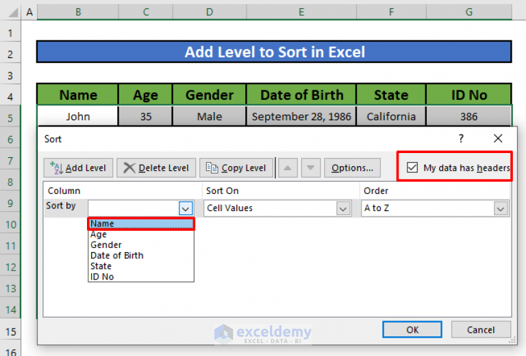How To Add Sort Button In Excel 7 Methods ExcelDemy How To Add Sort Button In Excel 7 Methods ExcelDemy