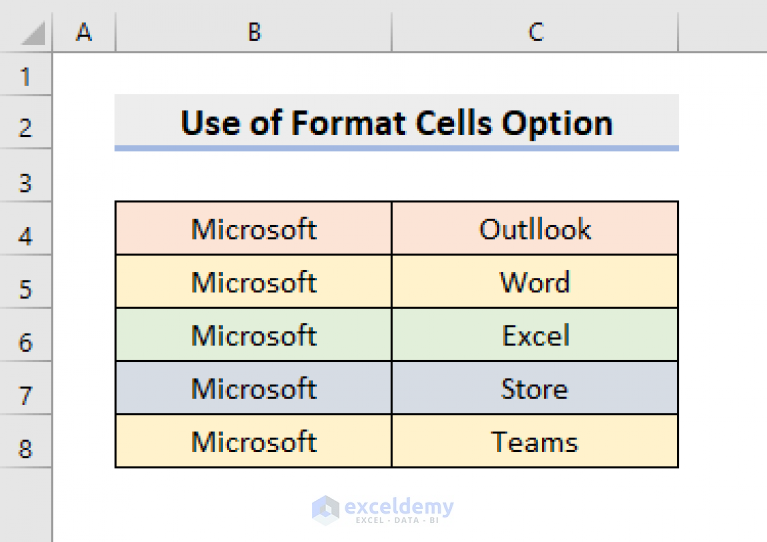 How to Remove Borders in Excel (4 Quick Ways) - ExcelDemy
