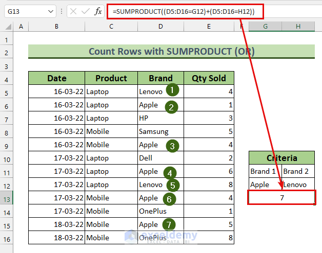 How To Count Rows With Multiple Criteria In Excel 6 Methods How To Count Rows With Multiple Criteria In Excel 6 Methods