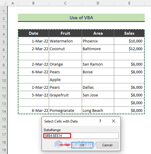Select All Cells With Data In Excel 5 Easy Methods ExcelDemy Select All Cells With Data In Excel 5 Easy Methods ExcelDemy