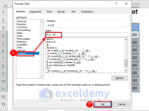 Custom Number Format: Millions with One Decimal in Excel (6 Ways)