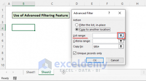 How to Copy Unique Values to Another Worksheet in Excel (5 Methods)
