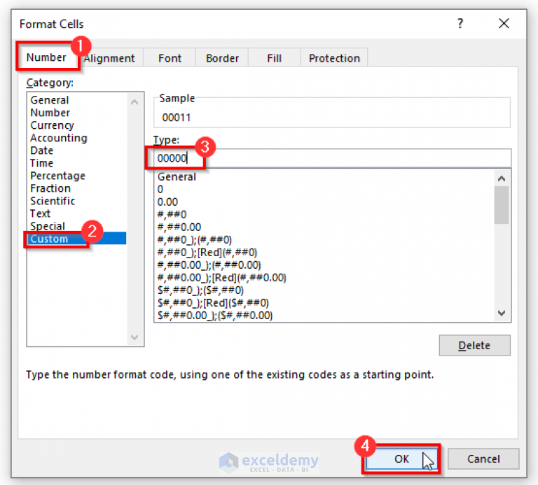 How To Add Leading Zeros In Excel Text Format 10 Ways ExcelDemy How To Add Leading Zeros In Excel Text Format 10 Ways ExcelDemy