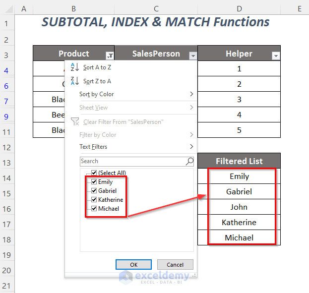 How To Copy Filter A Drop Down List In Excel 5 Methods ExcelDemy How To Copy Filter A Drop Down List In Excel 5 Methods ExcelDemy