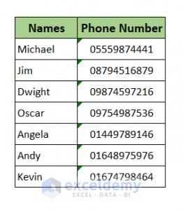 How to Write Phone Number in Excel (Every Possible Way) - ExcelDemy