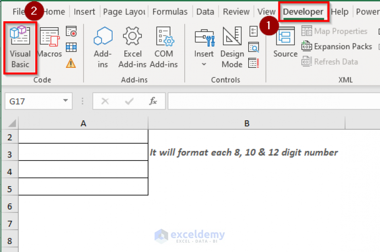 How To Format Phone Number With Extension In Excel 3 Easy Ways 
