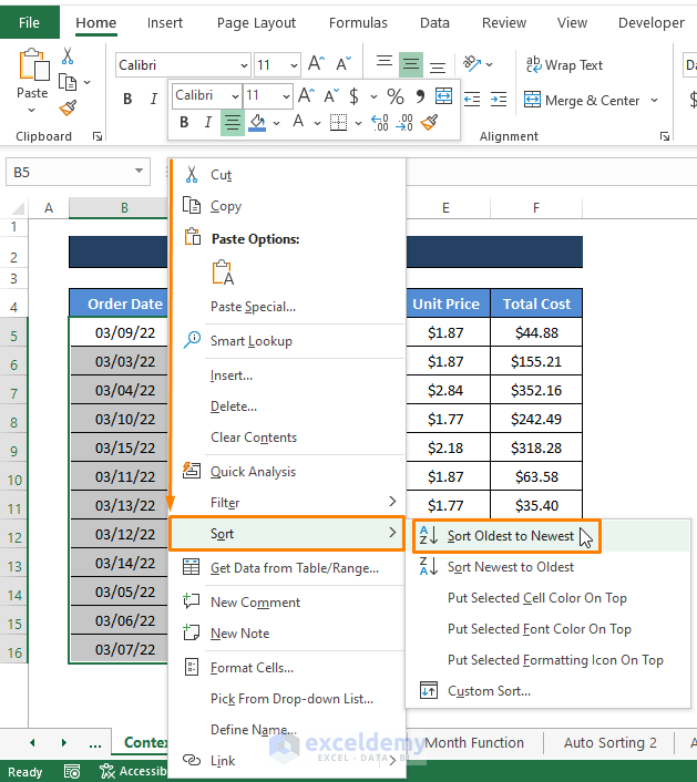 How To Sort Rows By Date In Excel 8 Methods ExcelDemy How To Sort Rows By Date In Excel 8 Methods ExcelDemy