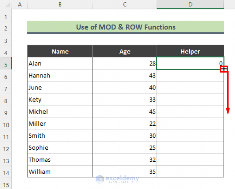 Excel Formula To Insert Rows Between Data 2 Simple Examples Excel Formula To Insert Rows Between Data 2 Simple Examples
