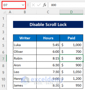 [Fixed!] Keyboard Arrow Keys Not Working in Excel (8 Quick Solutions)