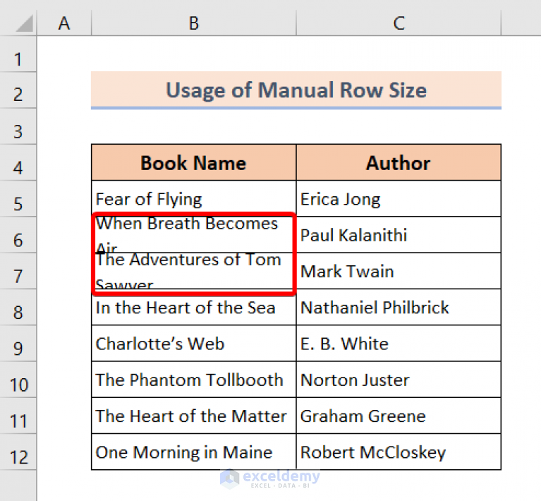 [Fixed] Wrap Text Not Showing All Text in Excel (4 Solutions) - ExcelDemy