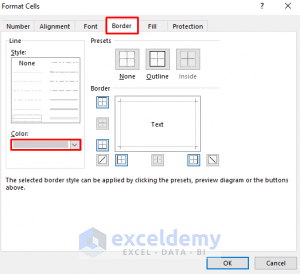How to Show Gridlines after Using Fill Color in Excel (4 Methods)