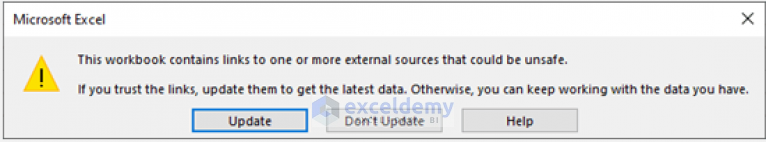 How to Update Hyperlink in Excel Automatically (2 Ways)