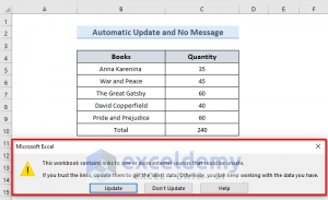 [Fixed!] This Workbook Contains Links to One or More External Sources ...