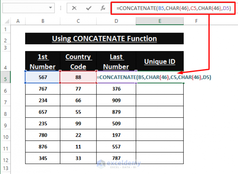 How To Insert Dot Between Numbers In Excel 3 Ways ExcelDemy How To Insert Dot Between Numbers In Excel 3 Ways ExcelDemy