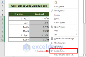 Convert Fraction to Decimal in Excel (2 Simple Approaches) - ExcelDemy