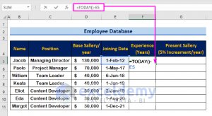 How to Create an Employee Database in Excel (with Easy Steps)