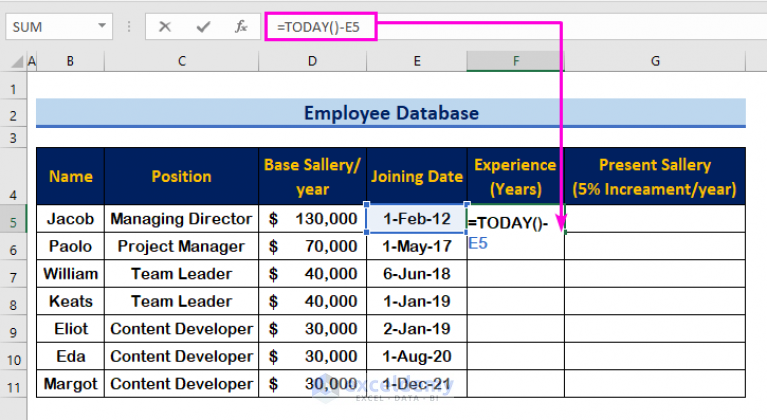 How To Create An Employee Database In Excel with Easy Steps How To Create An Employee Database In Excel with Easy Steps