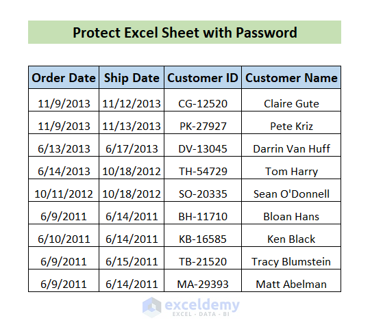 How To Protect Excel Sheet With Password 3 Quick Approaches