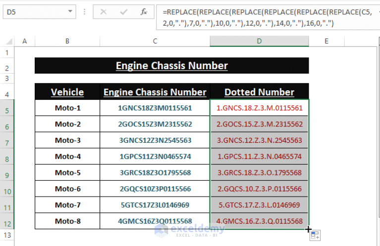 How To Insert Dot Between Numbers In Excel 3 Ways ExcelDemy How To Insert Dot Between Numbers In Excel 3 Ways ExcelDemy