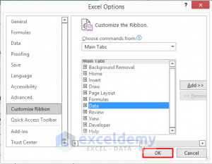 How to Add Data Types to Ribbon in Excel (With Quick Steps) - ExcelDemy