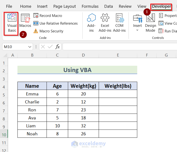 How To Convert Kg To Lbs In Excel 4 Easy Methods ExcelDemy How To Convert Kg To Lbs In Excel 4 Easy Methods ExcelDemy